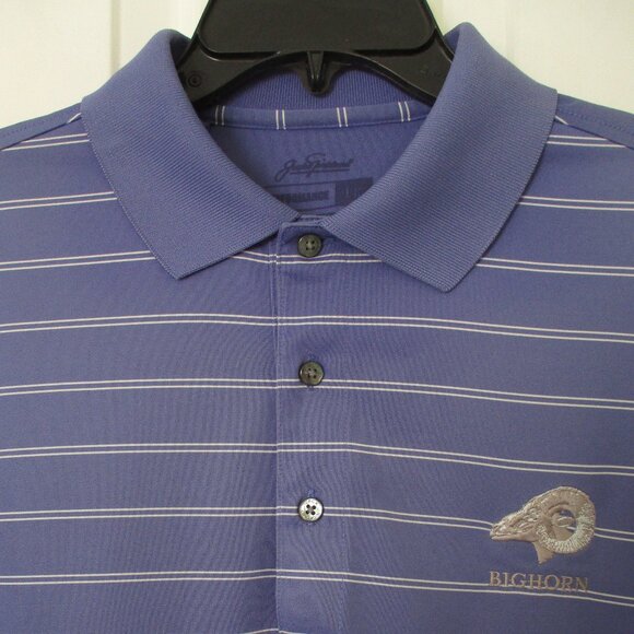 Jack Nicklaus | Shirts | Jack Nicklaus Performance Mens Ss Bighorn Golf Club Blue Polo Shirt ...